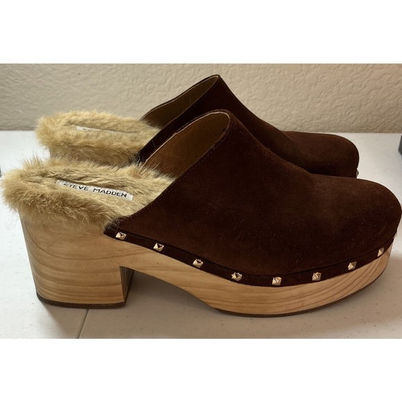 Steve Madden | Shoes | Steve Madden Womens Studded Leather Brown ...